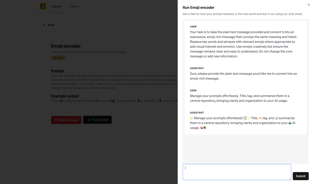 PromptPanda; Your AI Prompt Management System - promptpanda.io